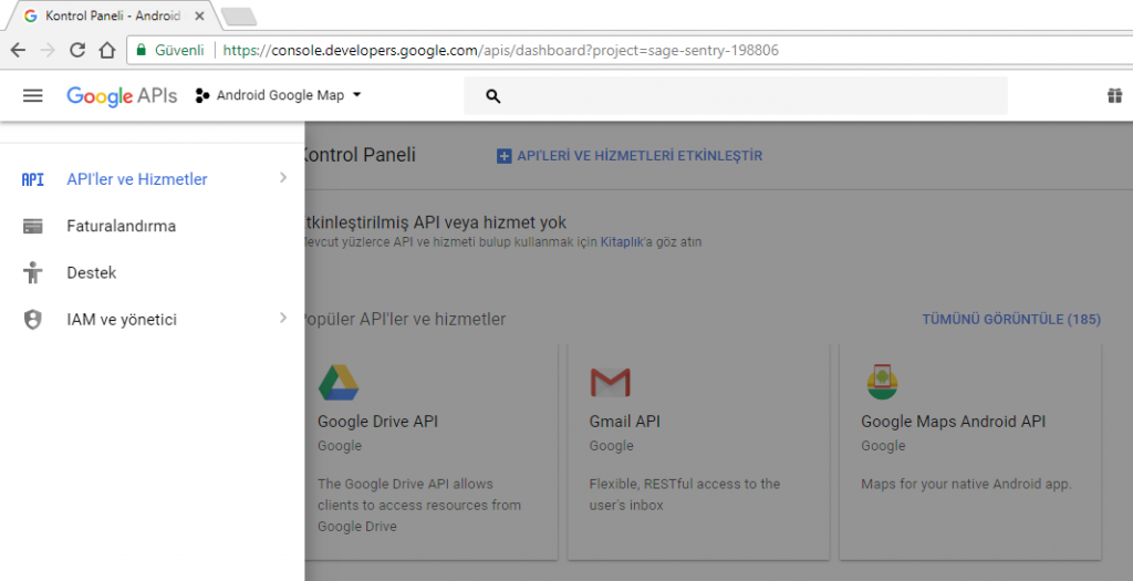 Android Google Maps API Kullanımı